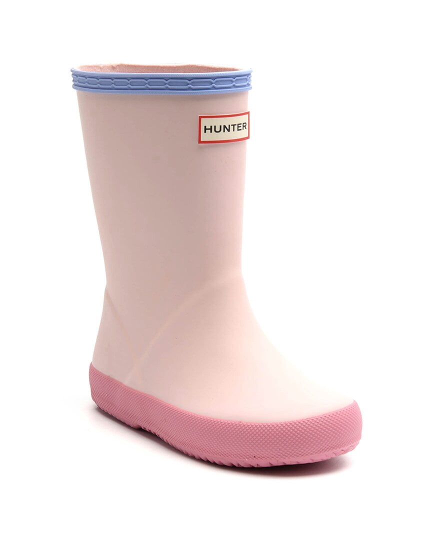 Hunter First Classic Rubber Boot, 9, Pink - Walmart.com