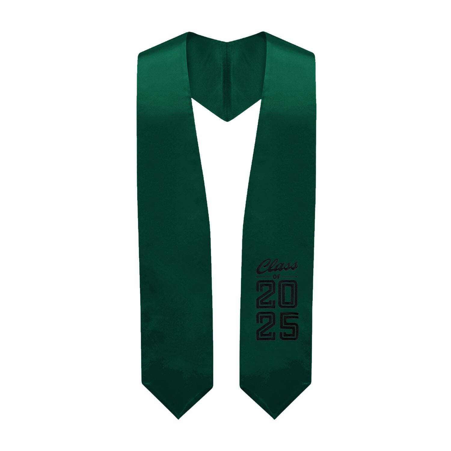 Endea Graduation Hunter Green Class of 2025 Graduation Stole/Sash with ...