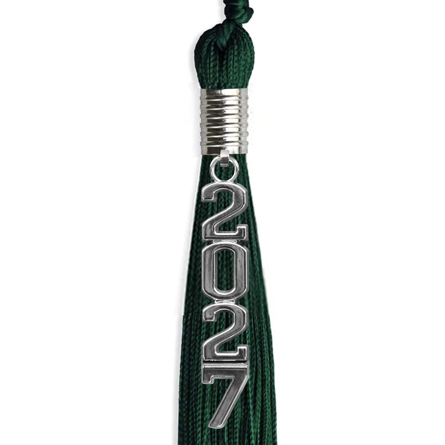 Hunter Green Graduation Tassel With Silver Stacked Date Drop - Walmart.com