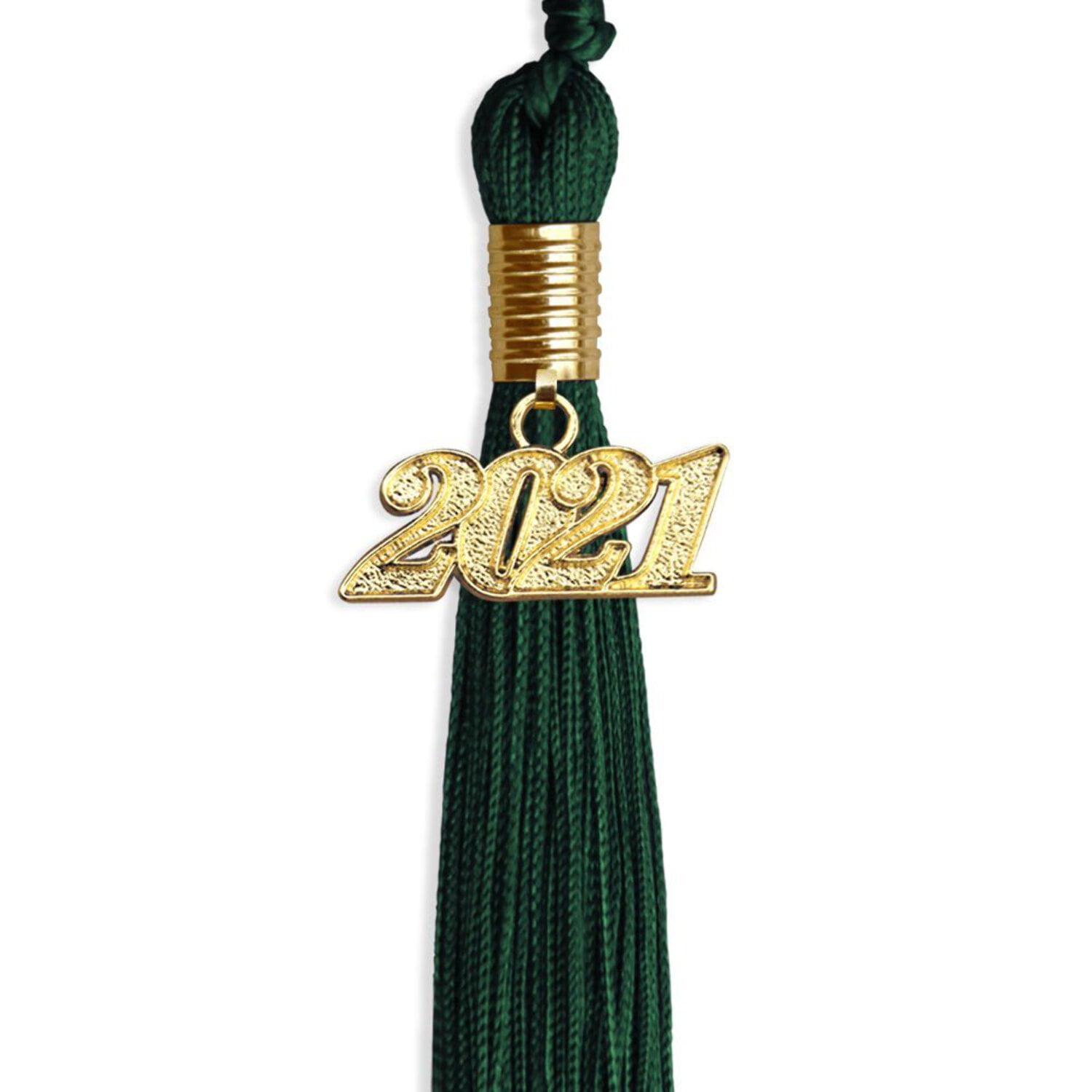 Hunter Green Graduation Tassel with Gold Date Drop - Walmart.com
