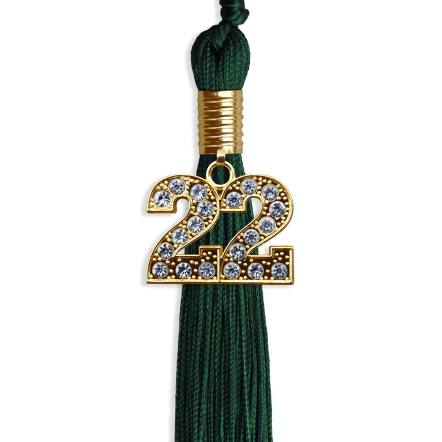 Hunter Green Graduation Tassel with Gold Date Drop - Walmart.com