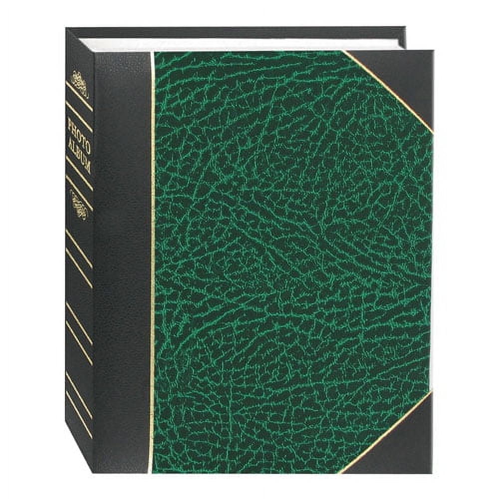 Hunter-Green LEDGER 4x6 200 Pocket L Memo Album by Pioneer - Walmart.com