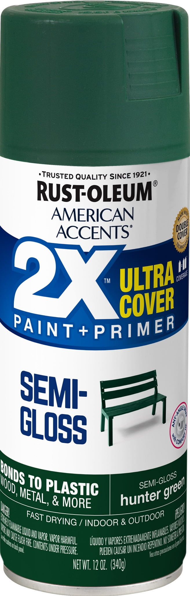 Hunter Green, Rust-Oleum American Accents 2X Ultra Cover Semi-Gloss ...