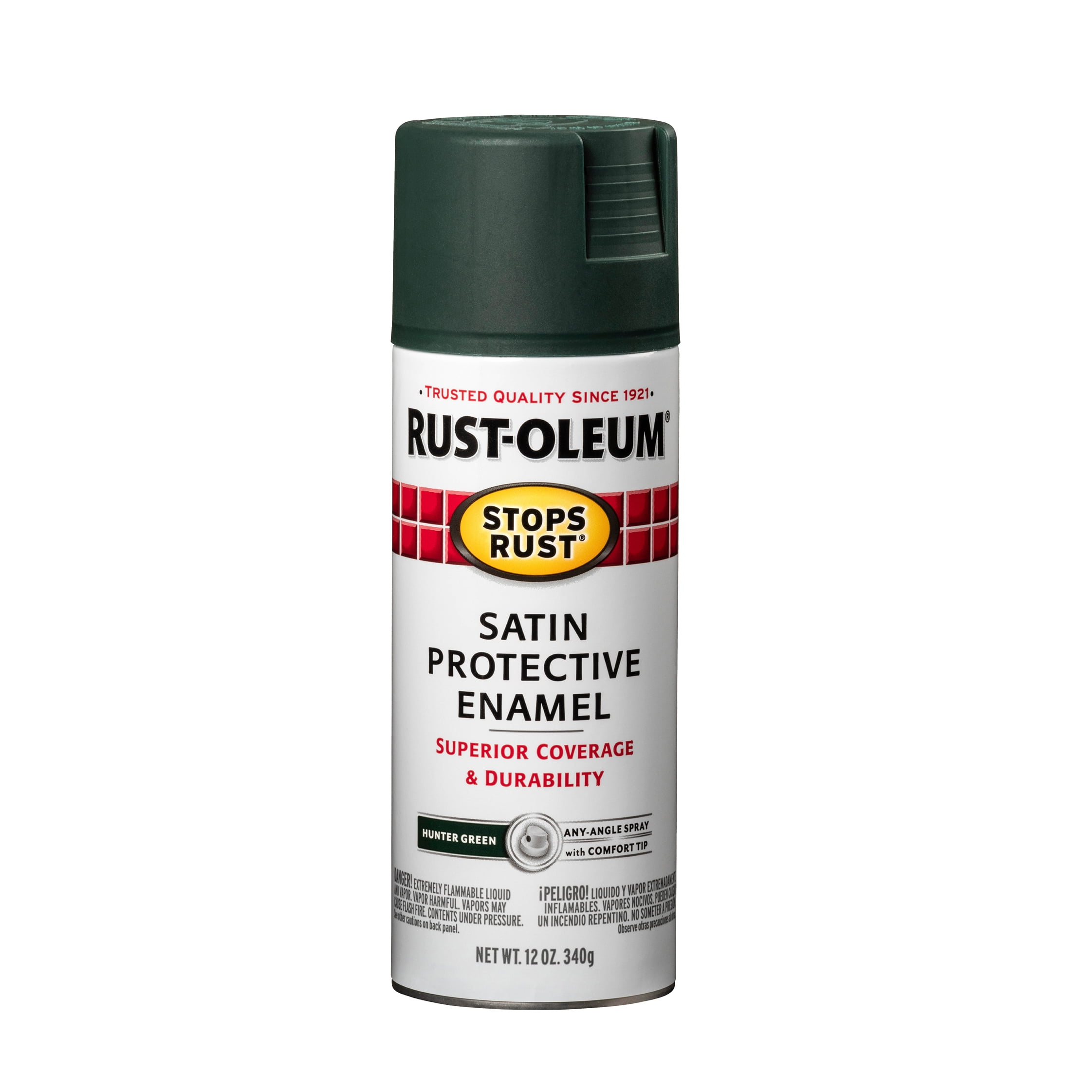 6 Pack, Hunter Green, Rust-Oleum Stops Rust Satin Protective Enamel ...
