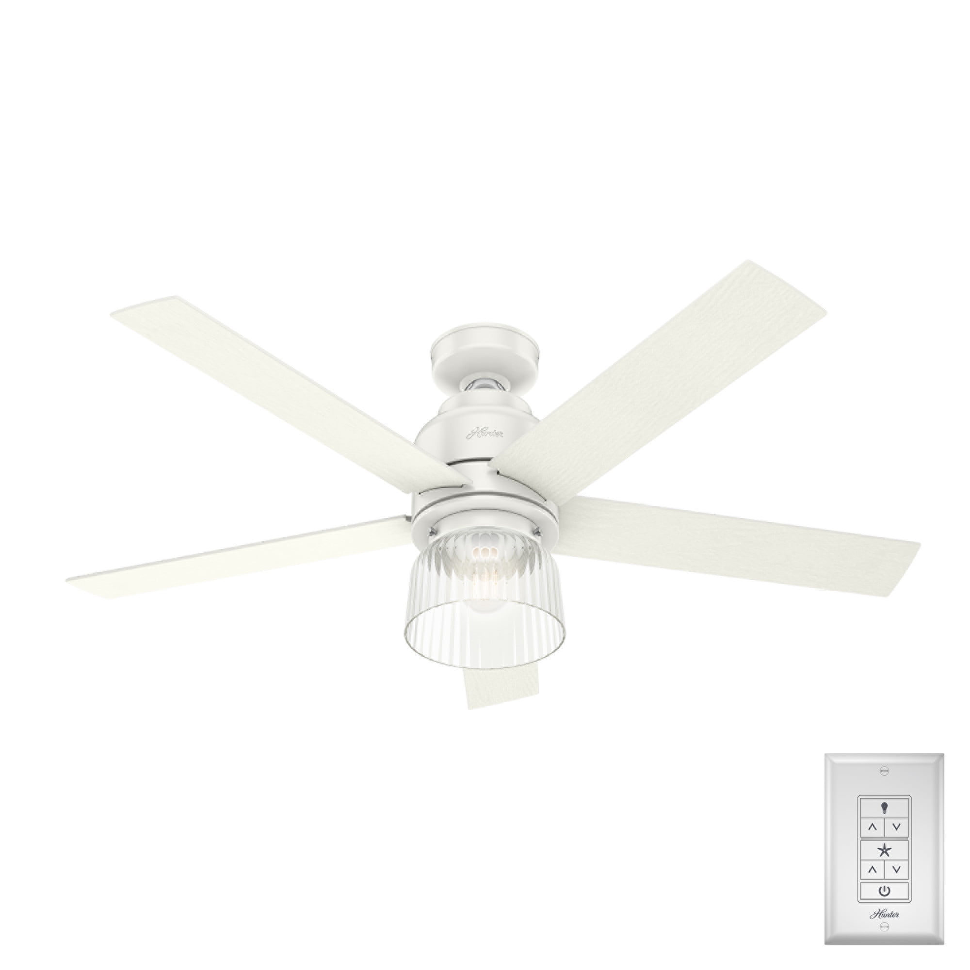Hunter - Grove Park Indoor Ceiling Fan With Light, Wall Control, 52 ...