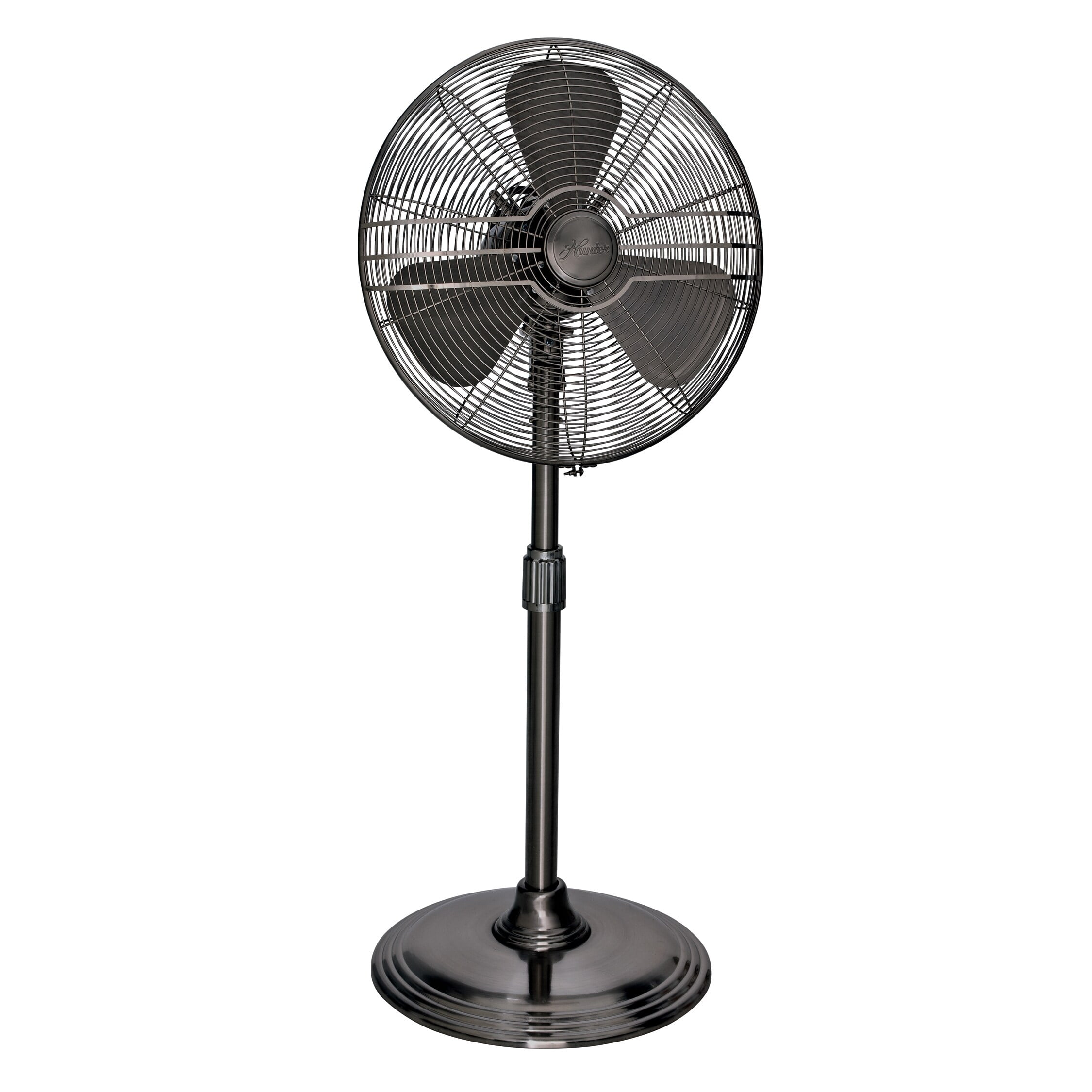 Hunter Home Comfort 16'' Breeze Vintage Metal Retro Pedestal Stand Fan ...