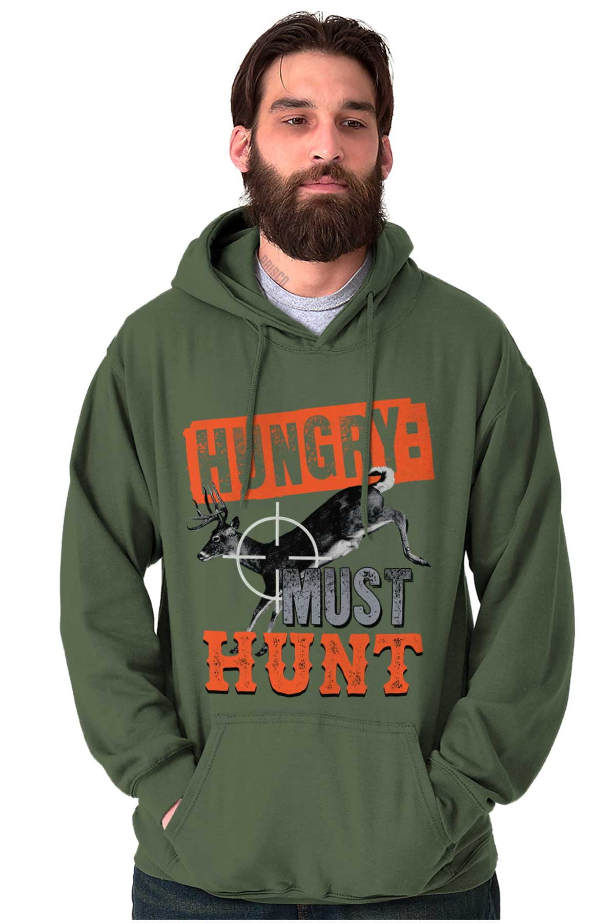 Hunter Hungry Must Hunt Crosshairs Unisex Plus Size Hoodie Brisco ...