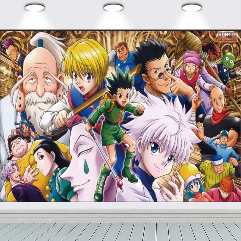 Hunter × Hunter Party Supplies Background Backdrop Taspestry Wall Decor ...