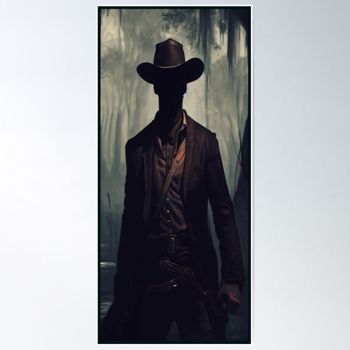 Hunter In The Bayou Poster Wall Art, Modern Wall Decor For Living Room ...