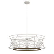 Hunter Laurel Ridge Alturas Gold 6 Light Linear Chandelier Ceiling ...
