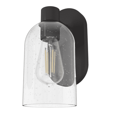 Nathan James Tamlin Brass Wall Mounted Sconce 1-Light Fixture with ...