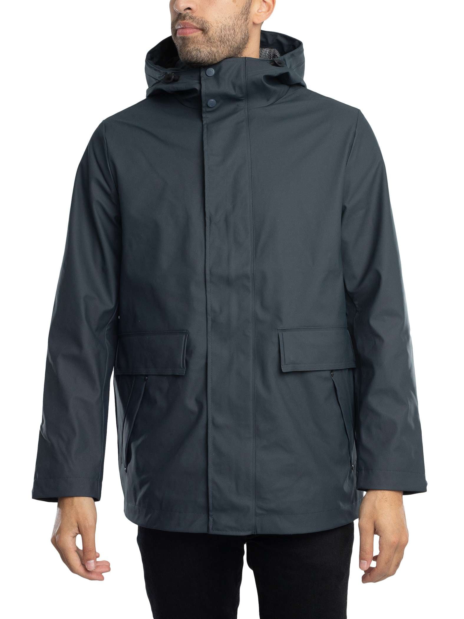 Hunter Logo Rain Jacket, Blue - Walmart.com