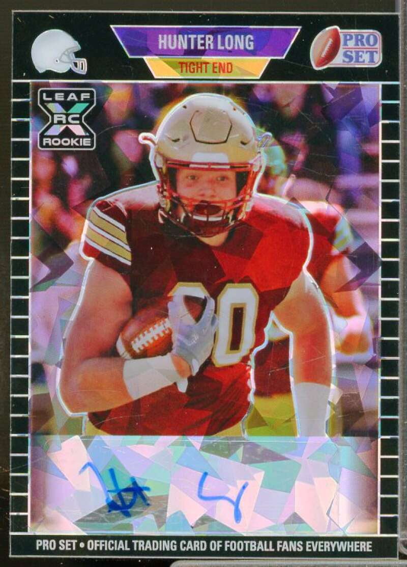 Hunter Long Rookie 2021 Leaf Pro Set Metal Autographs Crystals Black # ...