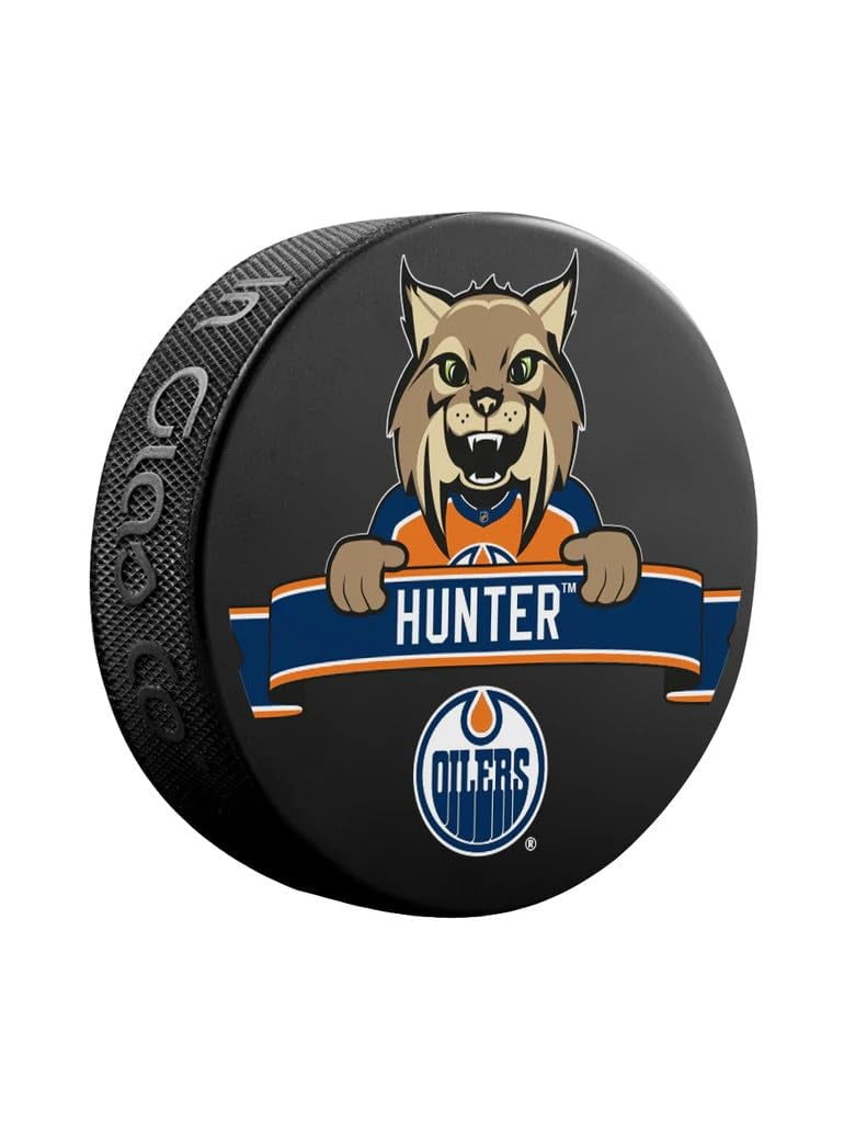 Hunter Oilers Mascot Officially Licensed Hockey Puck - Walmart.com