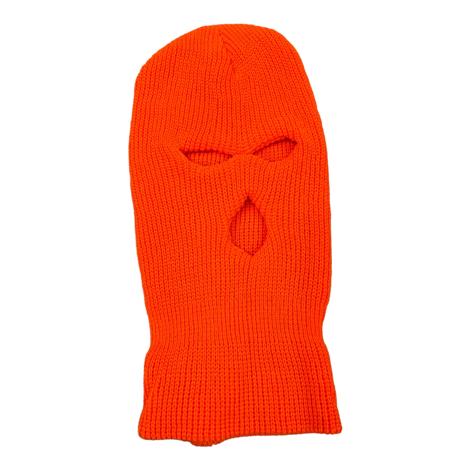 Hunter Orange 3 Hole Ski Mask Balaclava Ski Mask Beanie - Walmart.com