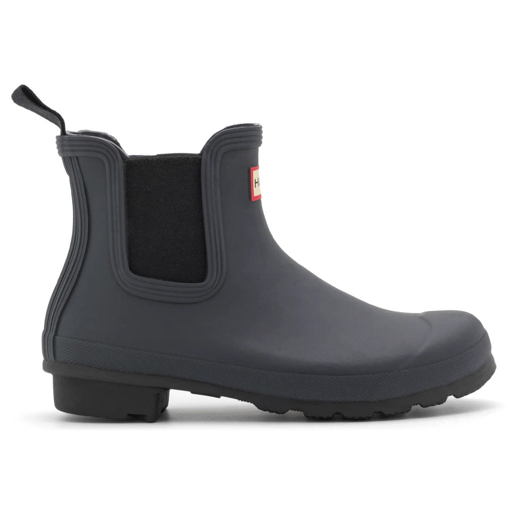 Hunter Original Chelsea Rubber Women's Boots (Black Ice Black, 6 UK ...