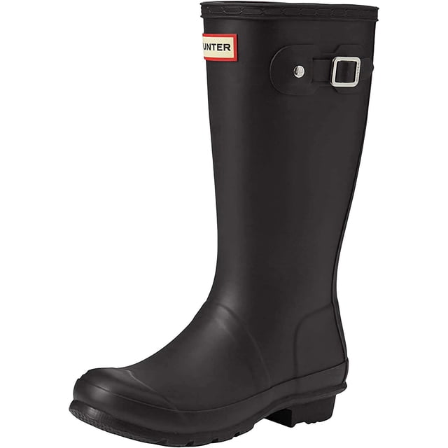 Youth Hunter Original Kids Black Mid-Calf Rubber Rain Boot - 5M ...