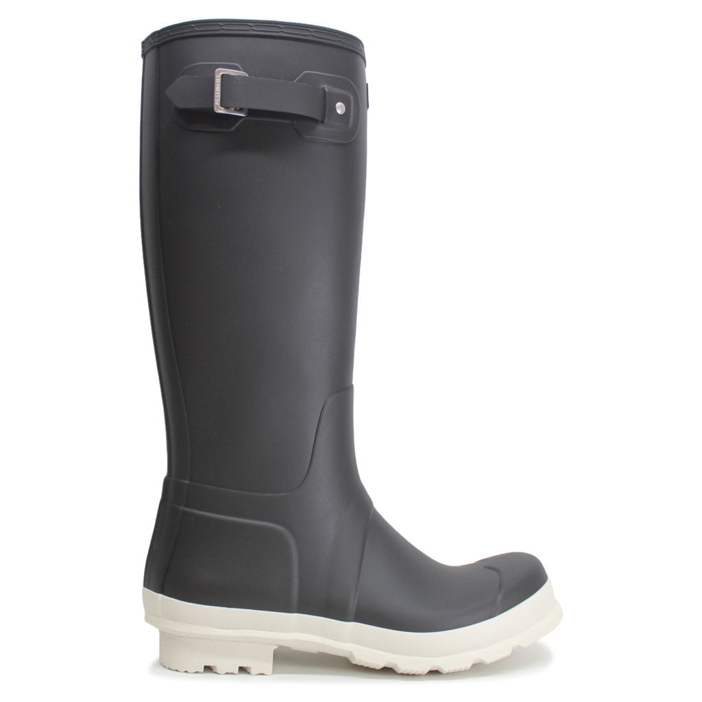 Hunter Original Tall Rubber Men's Boots (Black White Willow, 8 UK - 42 ...