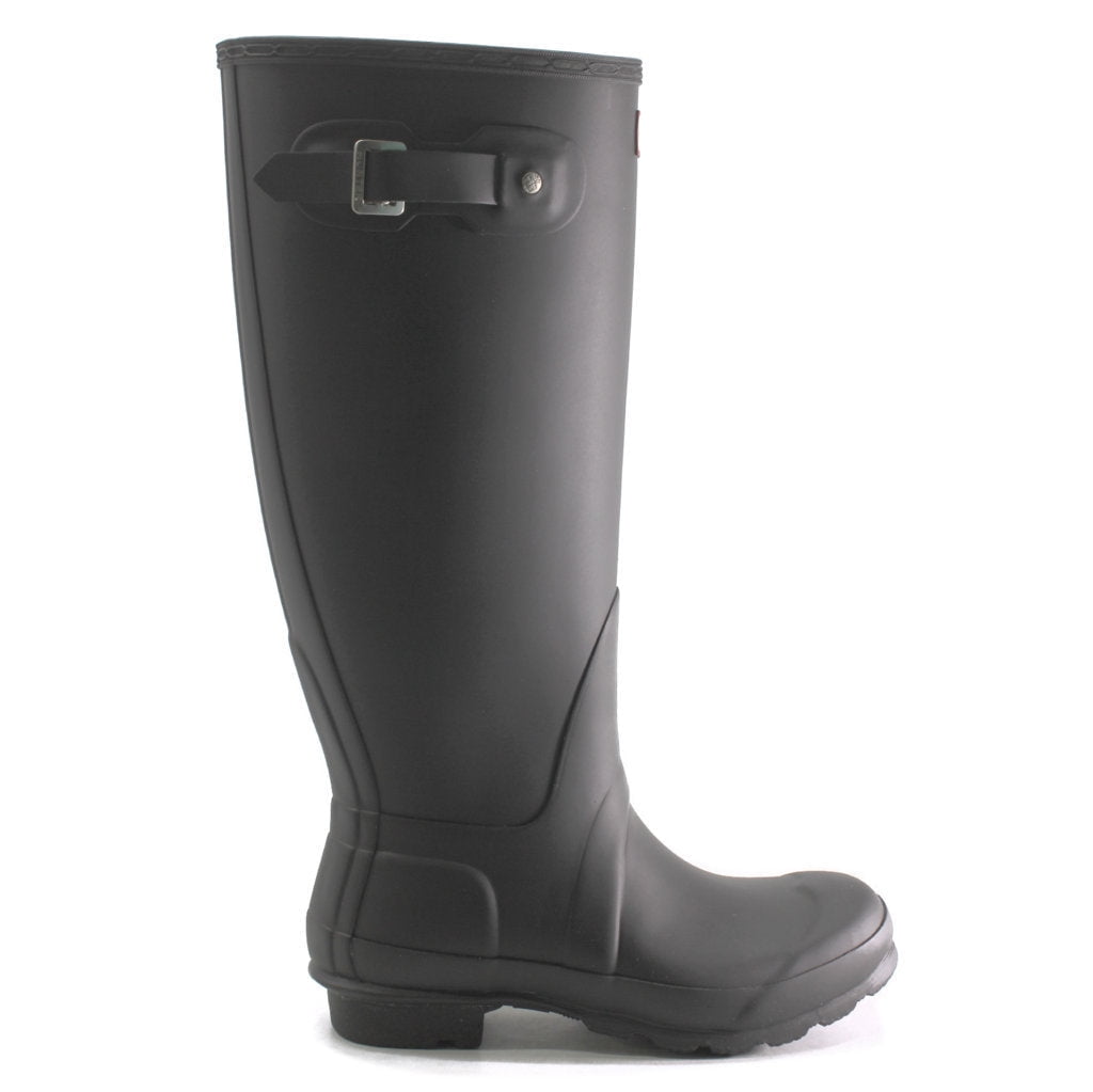 Hunter Original Tall Wide Rubber Women's Boots (Black, 4 UK - 37 EU - 6 ...
