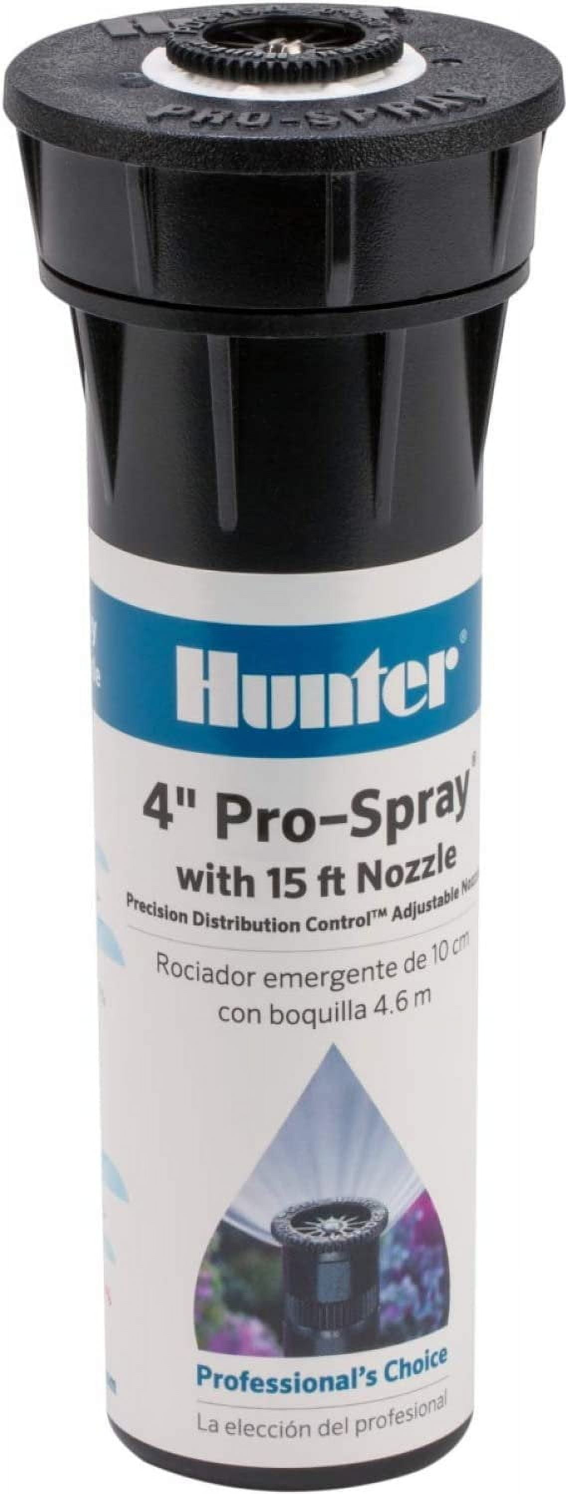 Hunter Pro-Spray 4 In. Sprinkler with 15 Ft. Nozzle RTL-20-01-PROS-04 ...