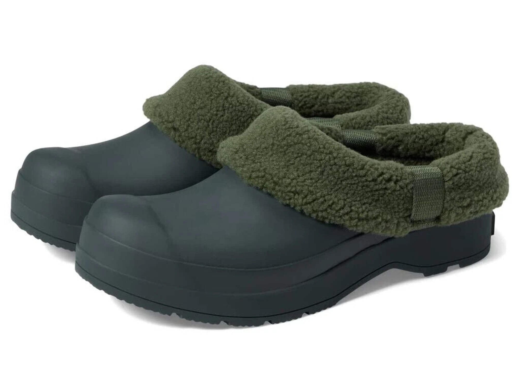 Hunter Play Men's US 9 Urban Gray Sherpa Insulated Slip On Clogs Shoes ...