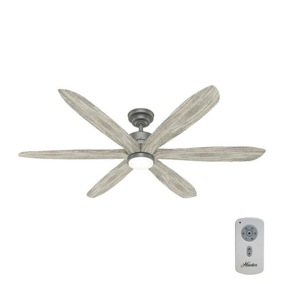 Hunter - Rhinebeck Indoor Ceiling Fan With Light, Remote, 58-inch ...