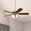 Hunter Crestfield 52'' Indoor Ceiling Fan with LED Lights, 3-Speed ...