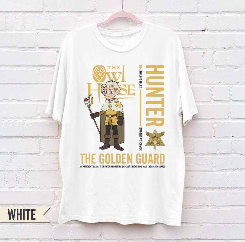 Hunter The Owl House Shirt, Hunter Sad Boy Coven Tee, Golden Guard ...