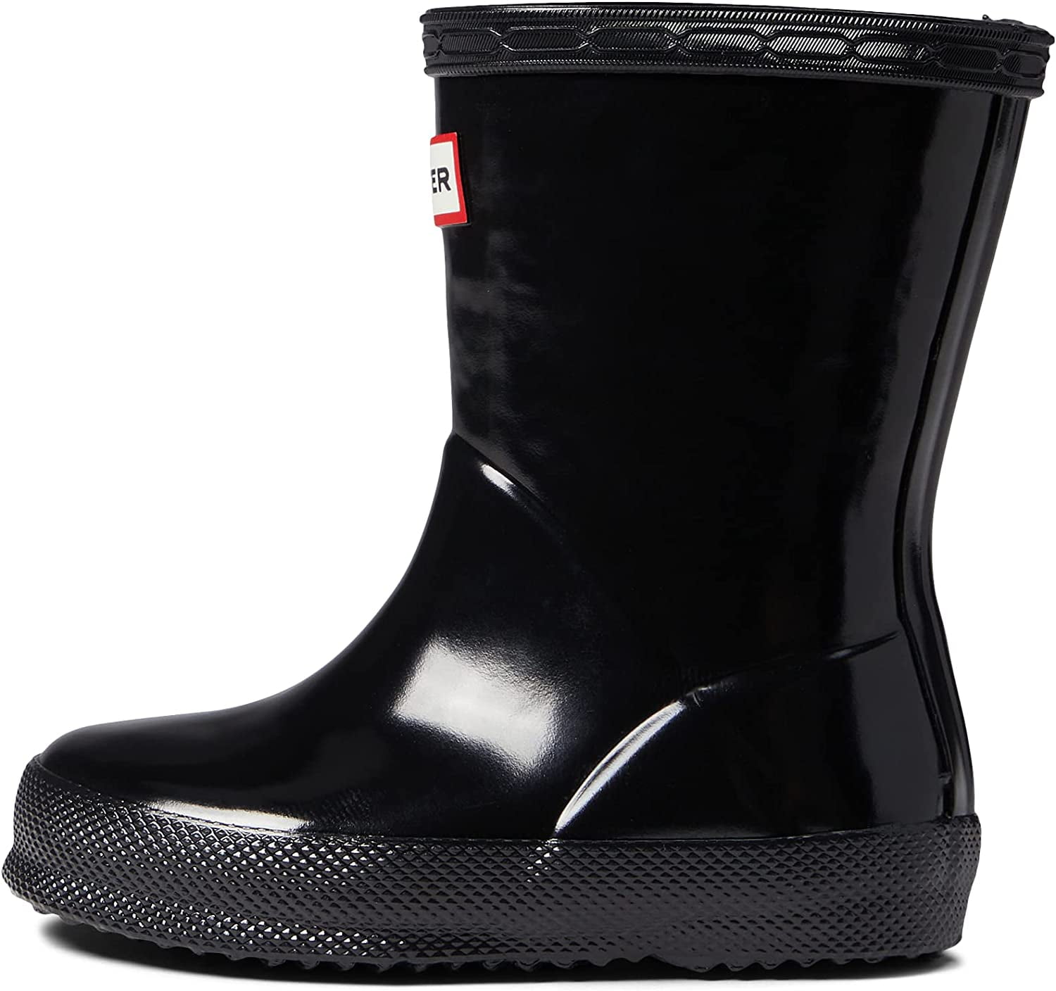 Hunter Toddlers Original First Classic Gloss Rain Boots, Black,9 M US ...