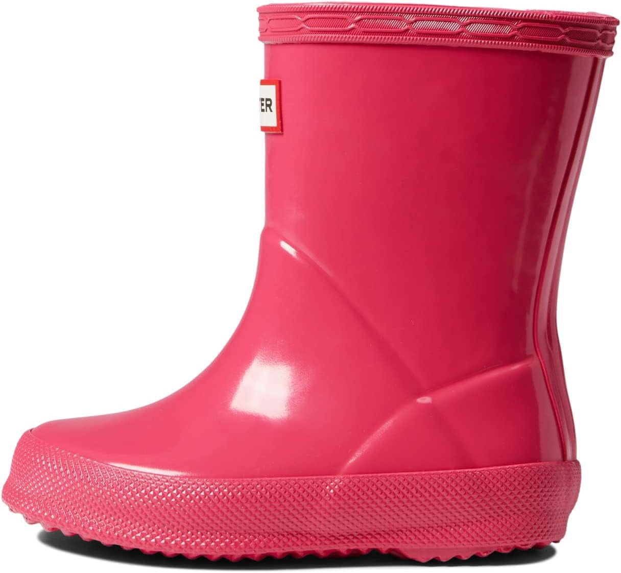 Hunter Toddlers Original First Classic Gloss Rain Boots, Bright Pink,10 ...