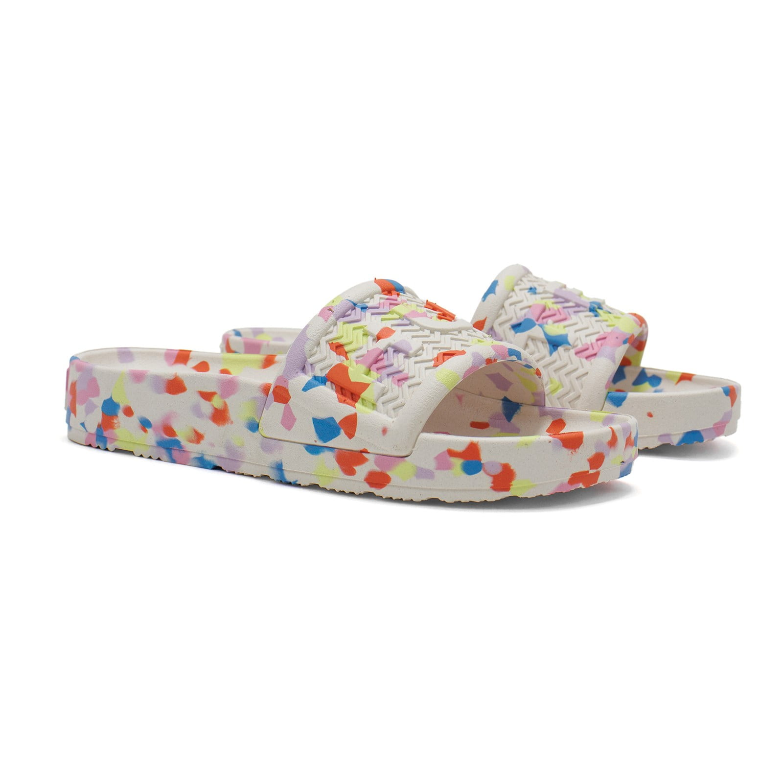 Hunter Women's Original Marble Lightweight Moulded Sliders Sandals ...