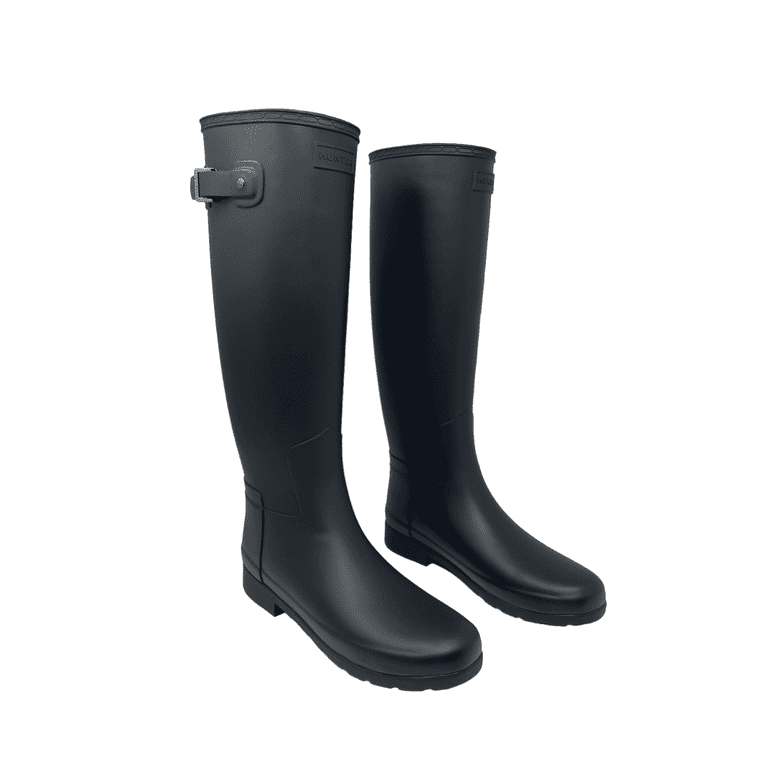 Hunter Women s Original Refined Rain Boots Black US 9