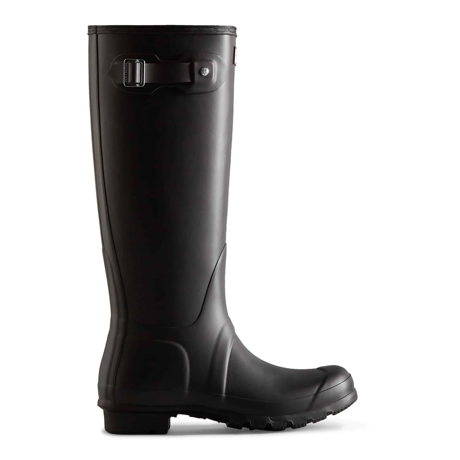 Hunter Women's Original Tall Rain Boots, Waterproof, Matte Black, Size ...