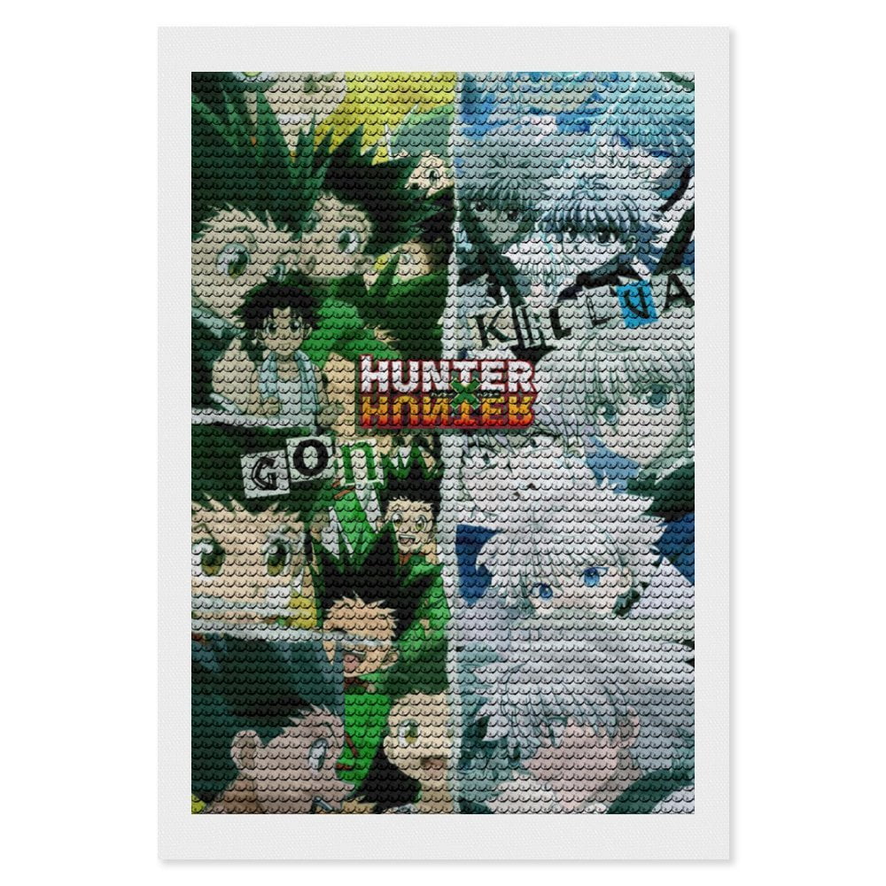 Hunter X Hunter Gon Killua Diamond Art Kits DIY 5D Anime Painting by ...