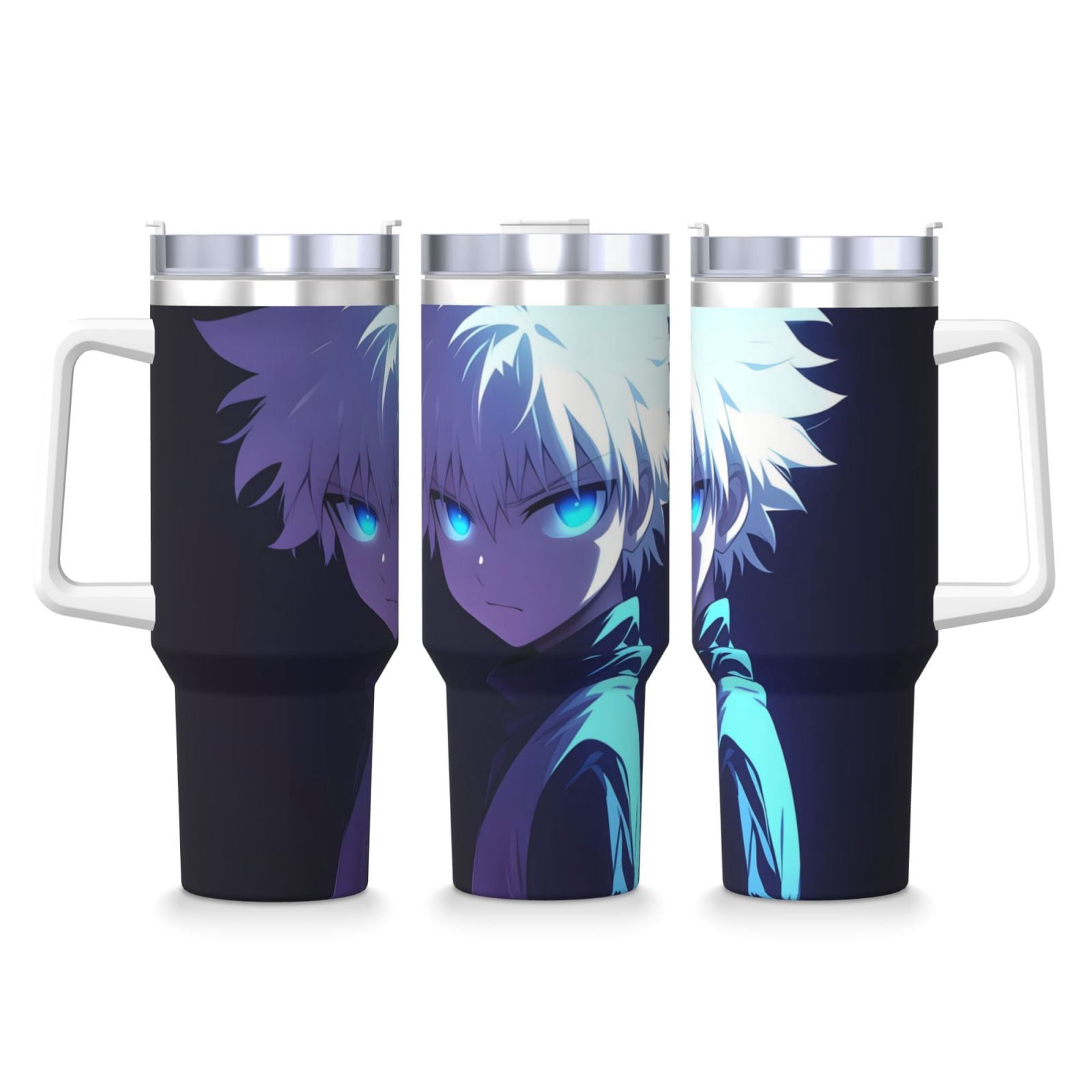 Hunter X Hunter 40 Oz Ice Bully Cup With Handle And Straw, Double Wall ...