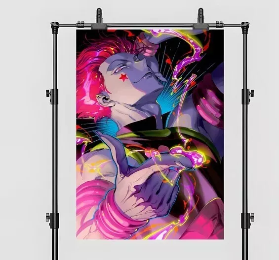 Hunter X Hunter Anime Hisoka Poster, Hisoka Wall Art, Hisoka Poster ...