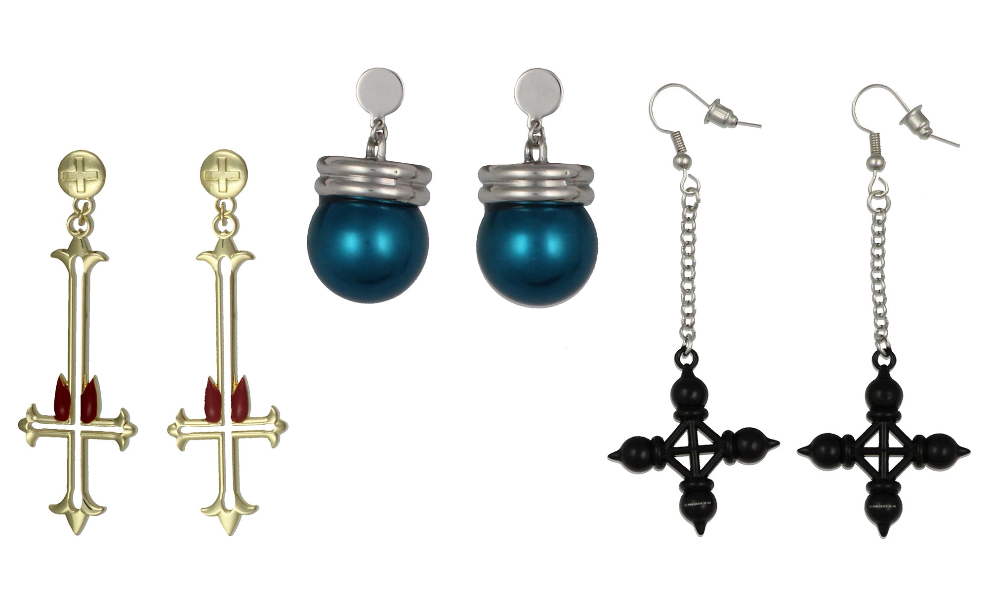 Hunter X Hunter Anime Manga Chrollo Lucifer Stud and Hook Earring 3 ...