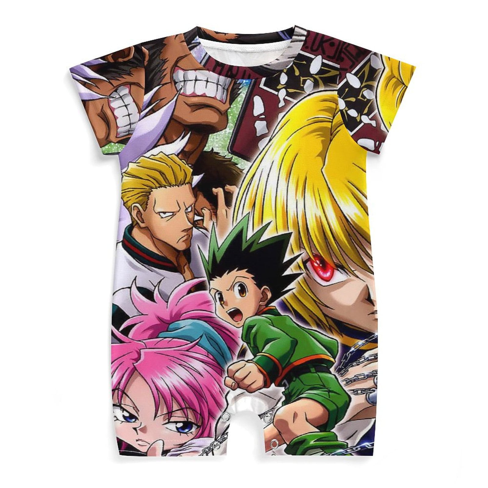 Hunter X Hunter Baby Boy Girl Short Sleeve Romper Clothing Set Print ...