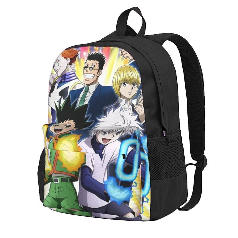 Hunter X Hunter Backpac 16.5In Backpac Hiking Bookpack Bag Daypack ...