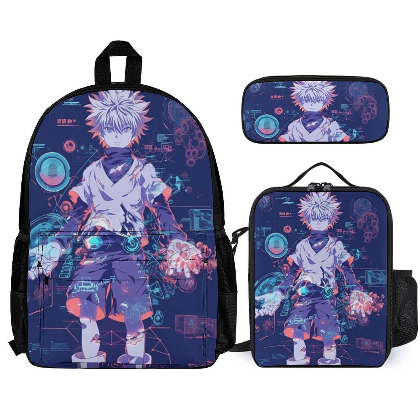 Hunter X Hunter Backpack Bag Adjustable Shoulder Daypack Laptop Bag ...