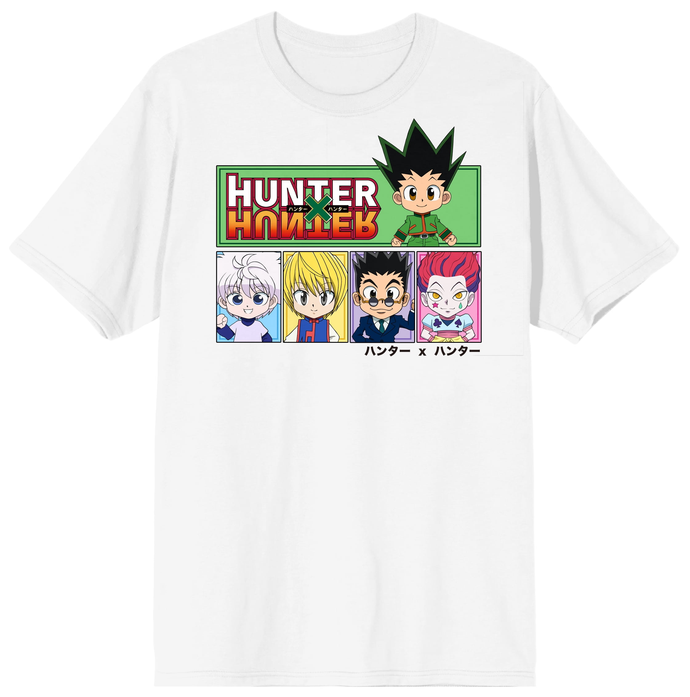 Hunter X Hunter Chibi Characters Women's White T-shirt - 4XLB - Walmart.com