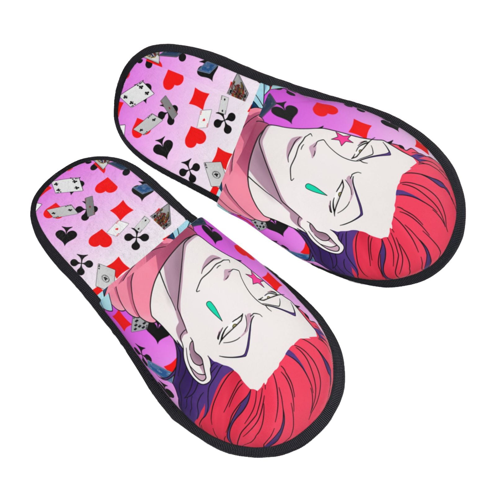 Hunter X Hunter Furry Slippers For Men Women Fuzzy House Slippers ...