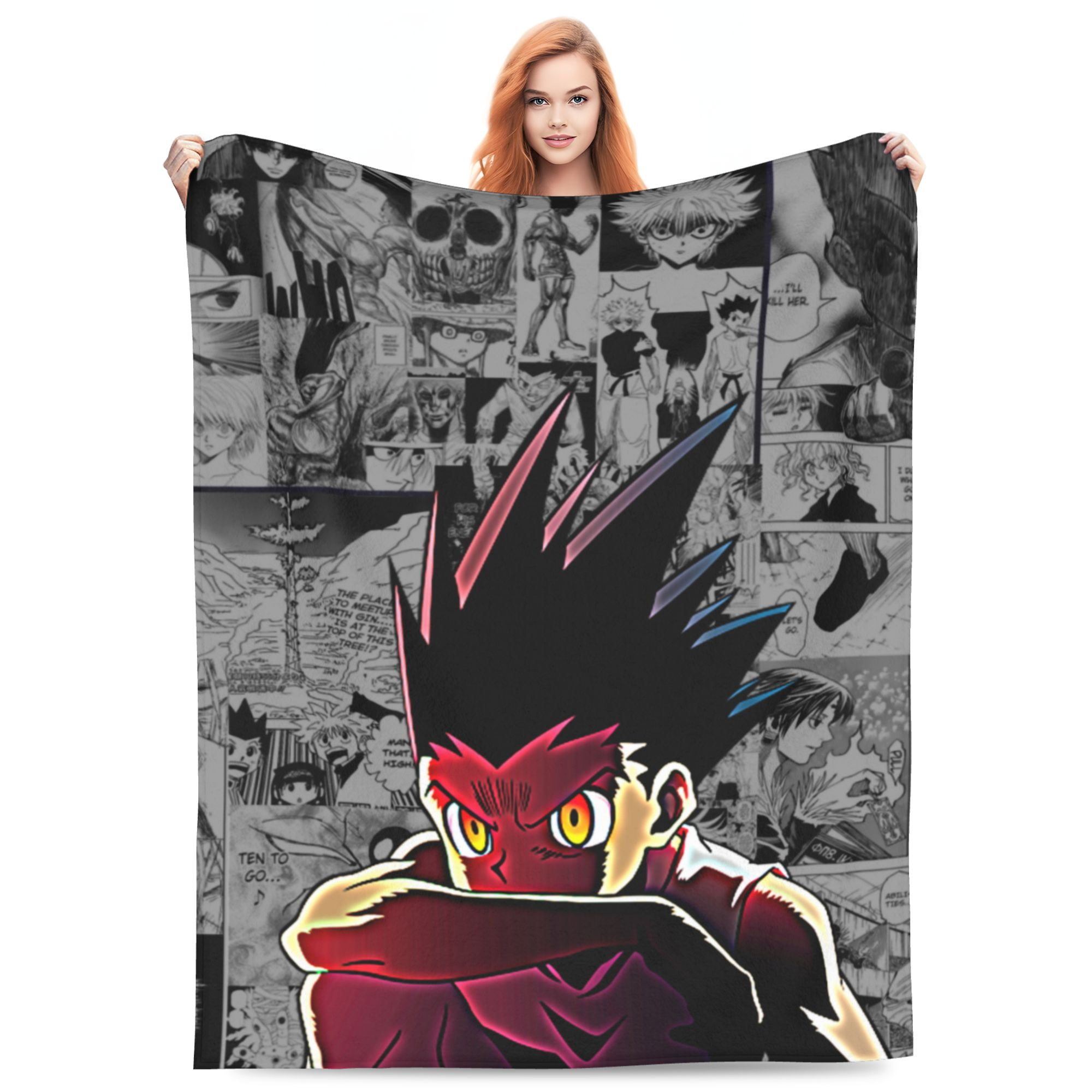 Hunter X Hunte Gon Bed Blanket 3D Printed Throw Blanket Lightweight ...