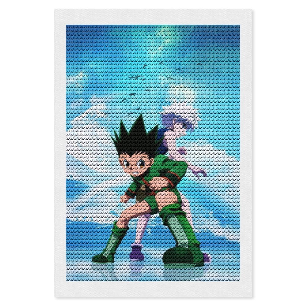 Hunter X Hunte Gon Freeccss Diamond Art Kits DIY 5D Anime Painting by ...
