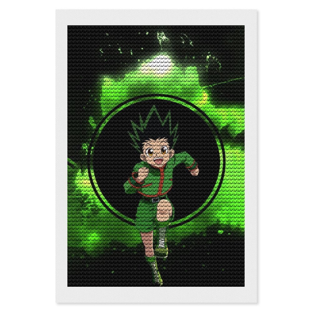 Hunter X Hunte Gon Freeccss Diamond Art Kits DIY 5D Anime Painting by ...