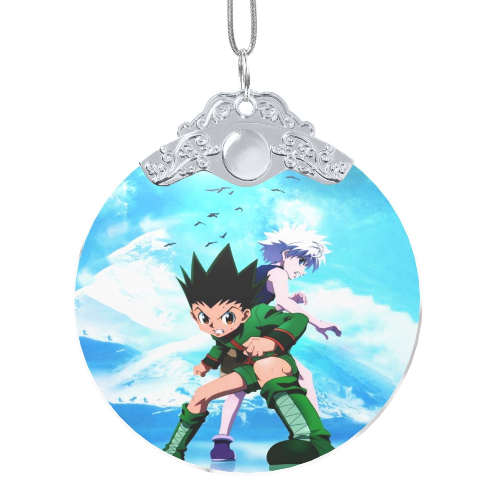 Hunter X Hunte Gon Freeccss Round Glass Pendant Christmas Decoration ...