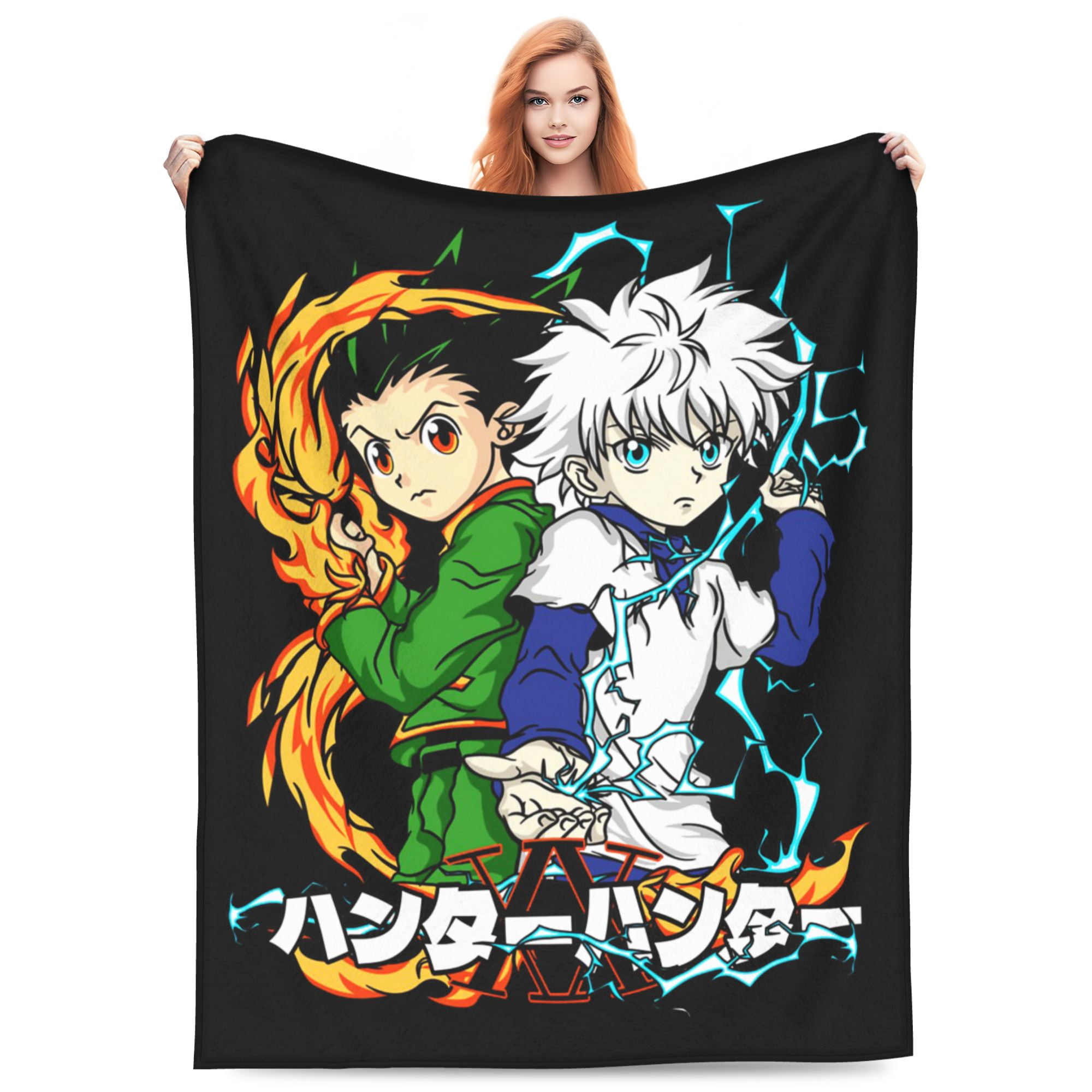 Hunter X Hunte Gon Killua Bed Blanket 3D Printed Throw Blanket ...