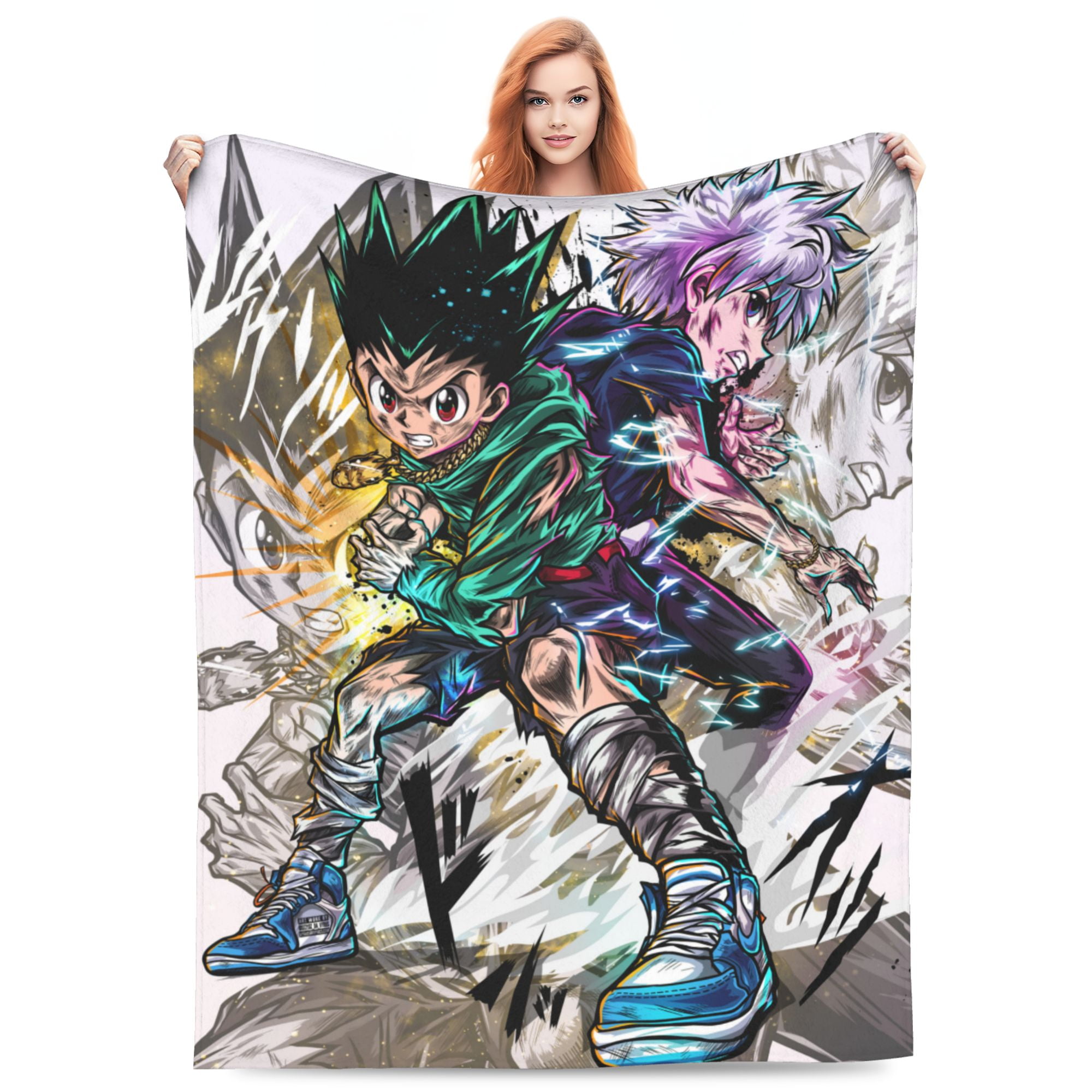 Hunter X Hunte Gon Killua Bed Blanket 3D Printed Throw Blanket ...
