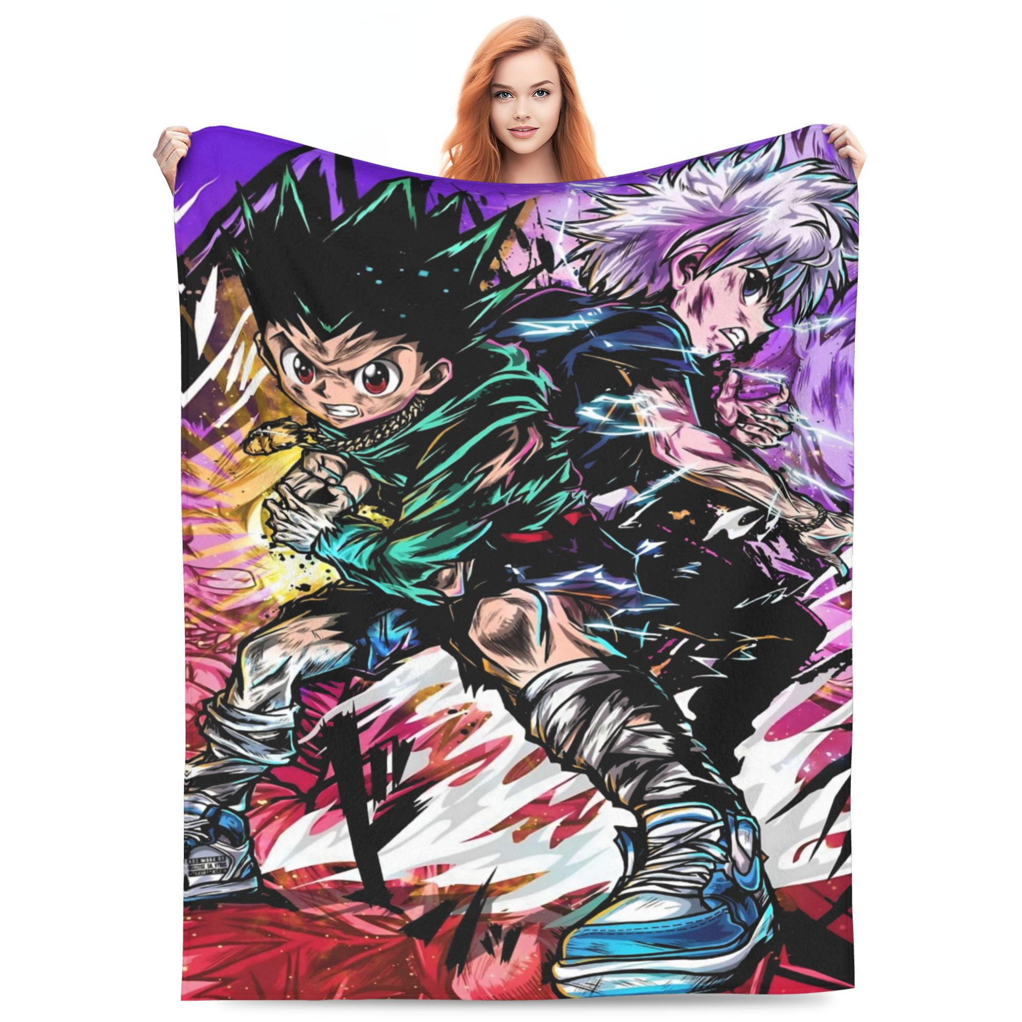 Hunter X Hunte Gon Killua Bed Blanket 3D Printed Throw Blanket ...