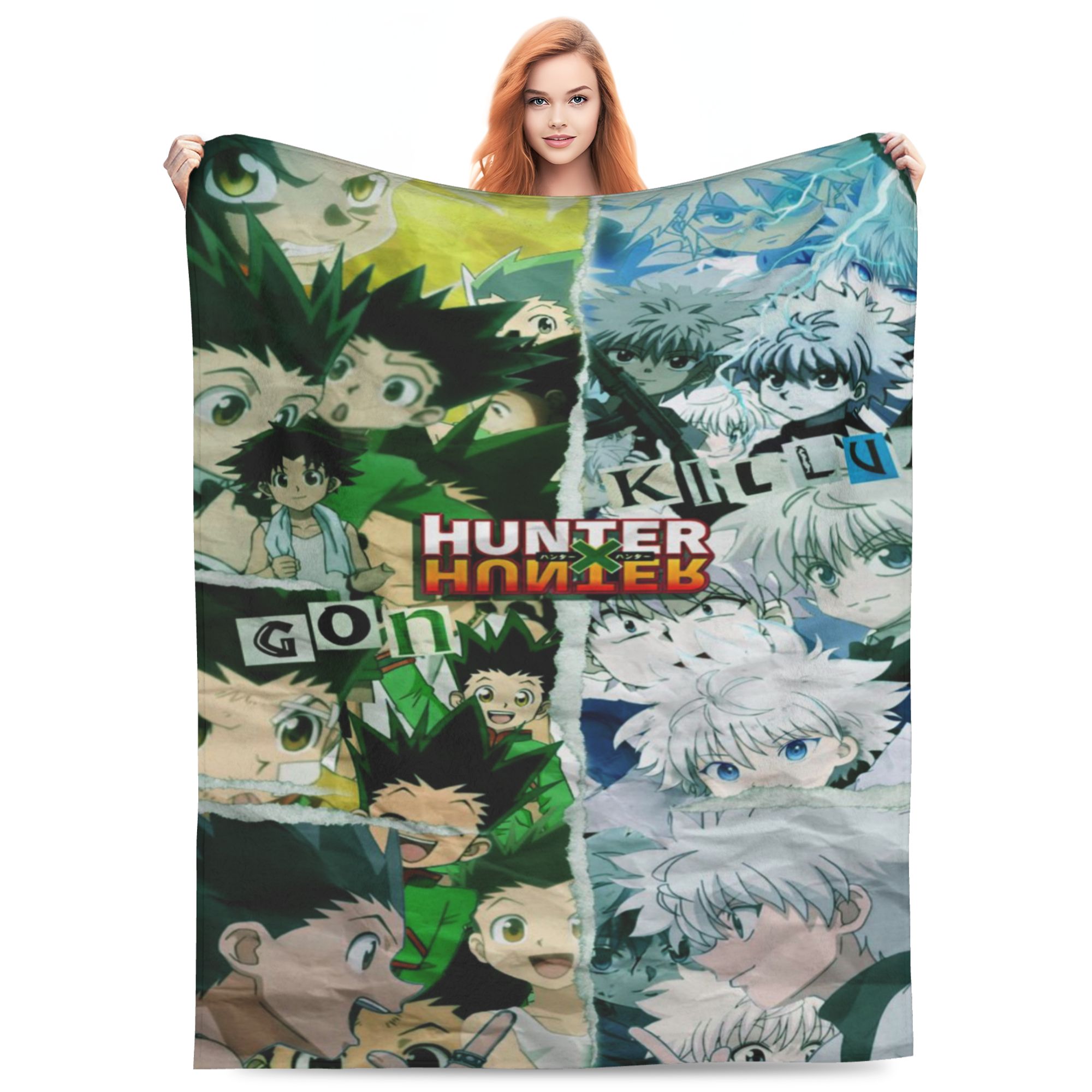 Hunter X Hunte Gon Killua Bed Blanket 3D Printed Throw Blanket ...